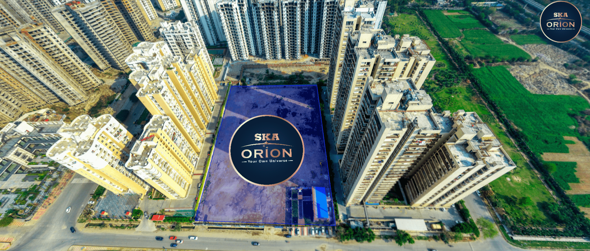 SKA Orion Housing Aerial Virtual Tour in Noida - NS Ventures